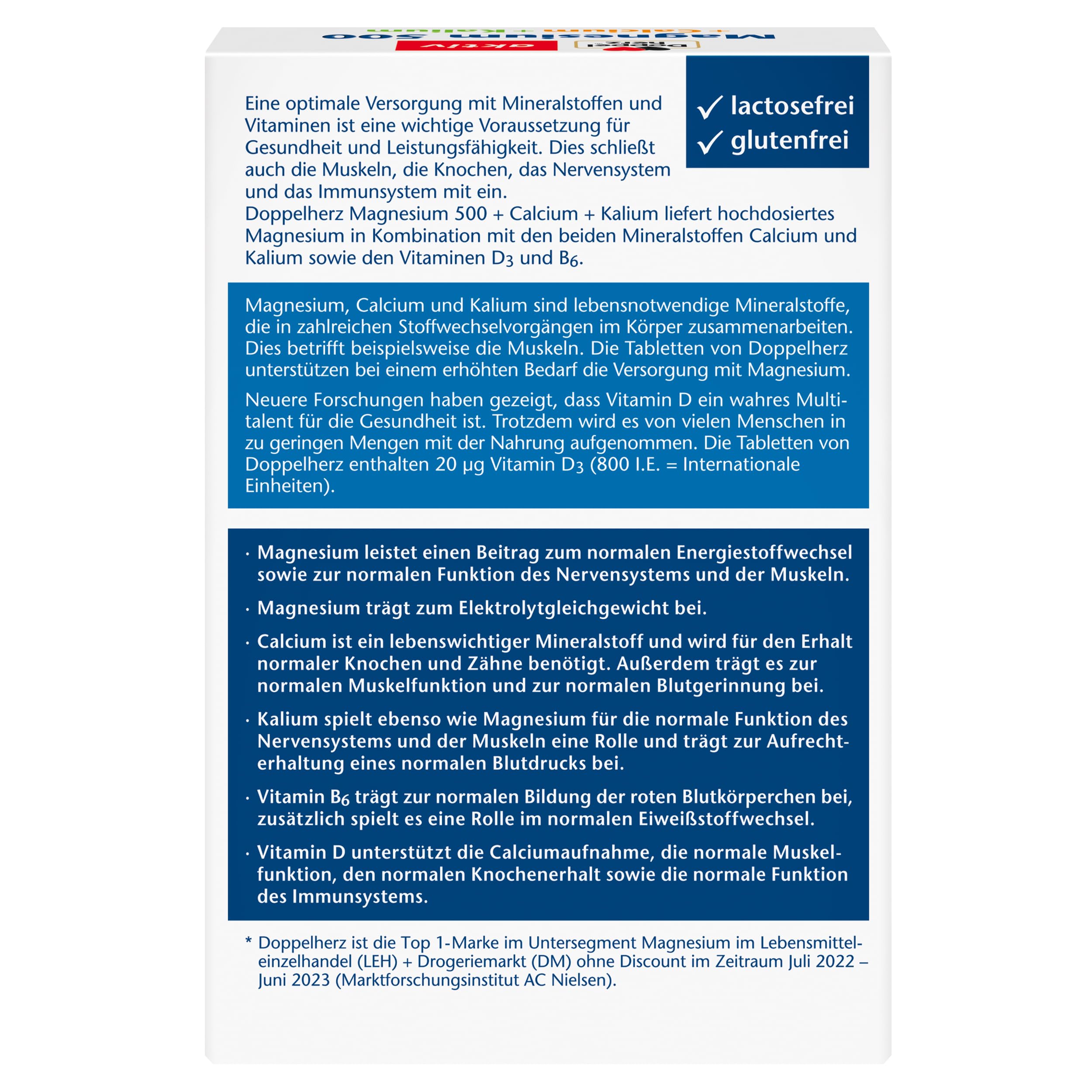 Mua Doppelherz Magnesium 500 + Calcium + Potassium - High Dose ...
