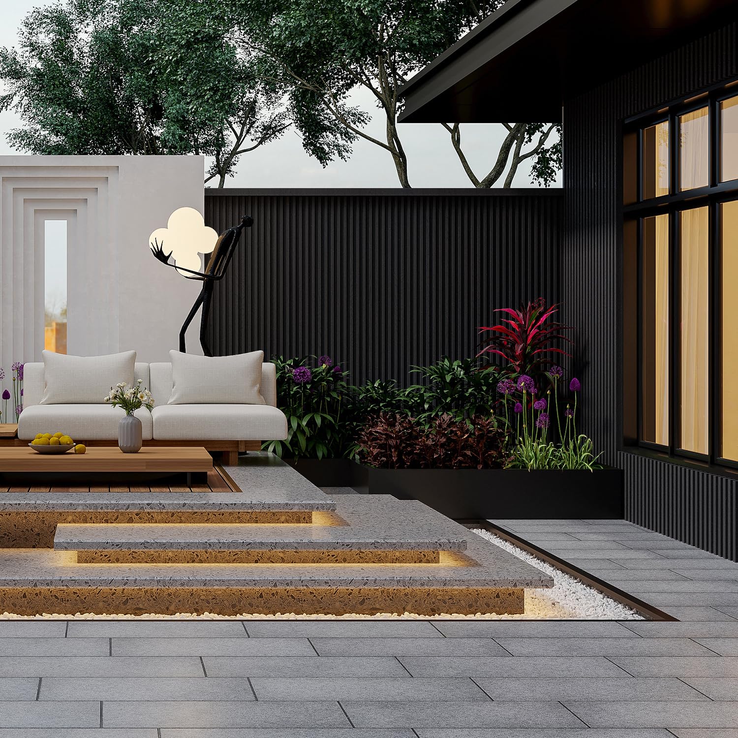 YLL YLL 6-Pack Slat Wall Panel With 2 Trims Wood Grain Slat Wall 96" X ...