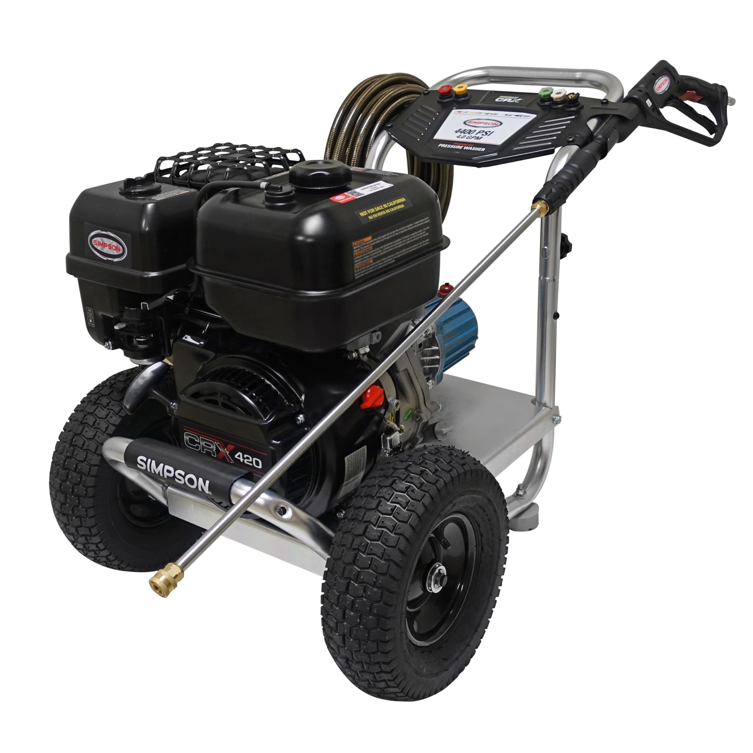 Simpson Cleaning ALH4440 Aluminum Series 4400 PSI Gas Pressure Washer ...