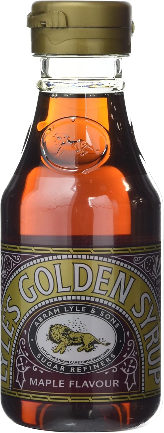 Lyle's Maple Flavour Golden Syrup Pouring Bottle 454 g (Pack of 3 ...