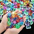 Amazon.com: 100 Pcs Toy Gems Pirate Treasure Jewels Bling Diamonds ...