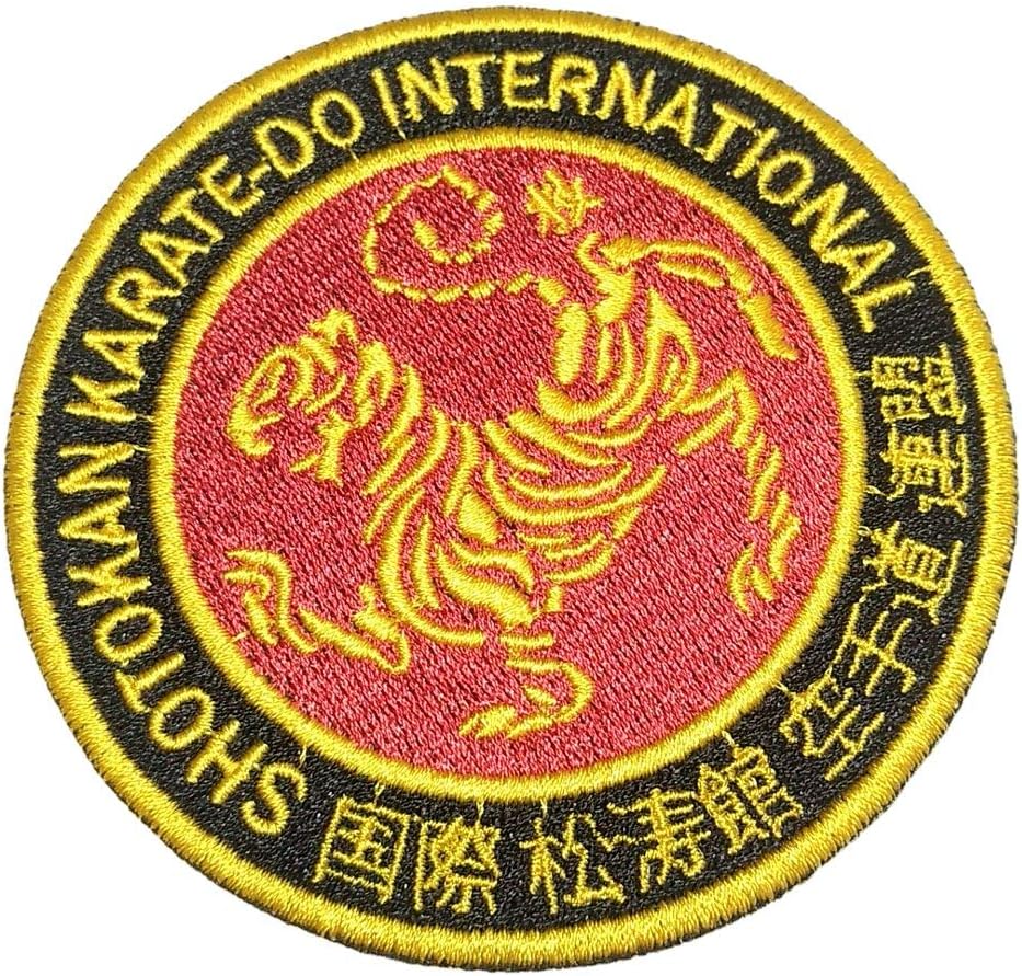 Amazon.com: ATM012T Karate Shotokan Kanji Embroidered Patch Iron or Sew ...