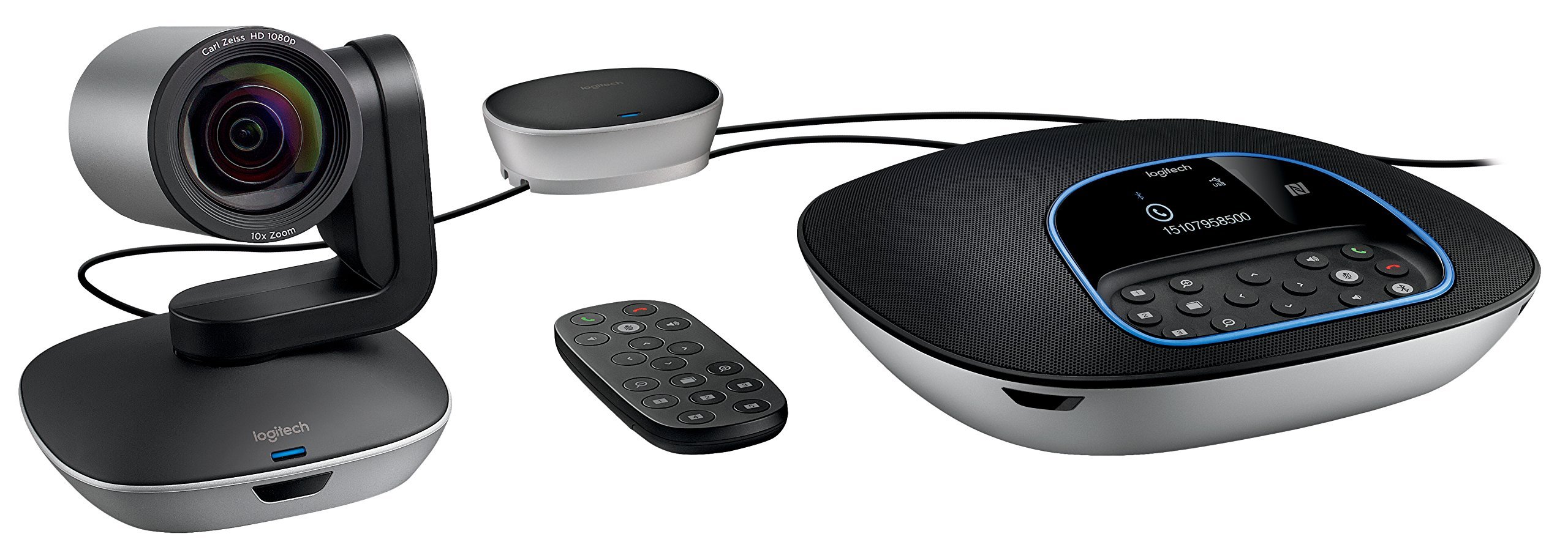 Logitech Group HD Video and Audio Conferencing System for Big Meeting ...