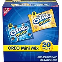 Amazon.com: OREO Mini Mix Sandwich Cookies Variety Pack, 20 - 1 oz ...