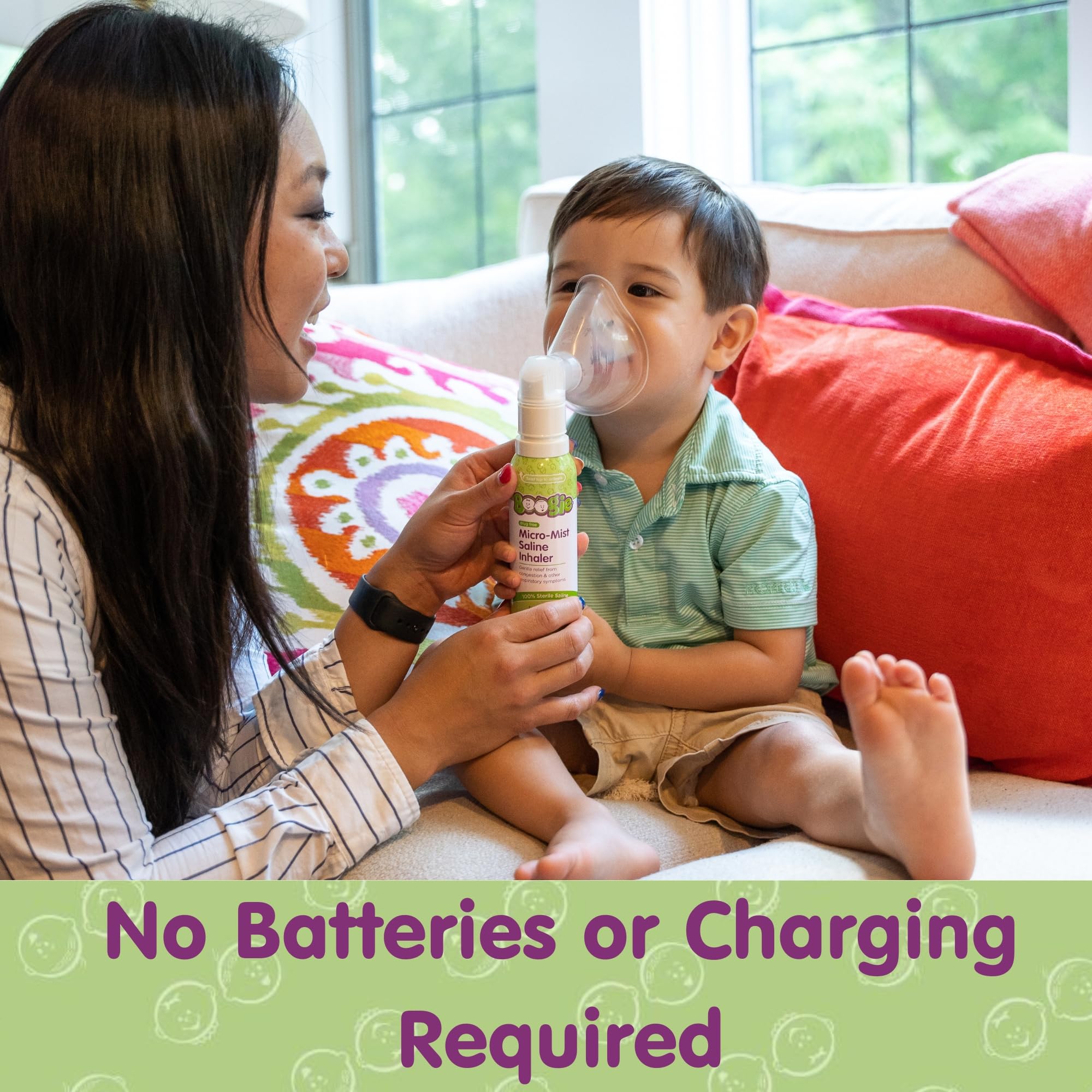 Mua Boogie Micro-Mist Saline Inhaler, Baby Nose Congestion Relief ...