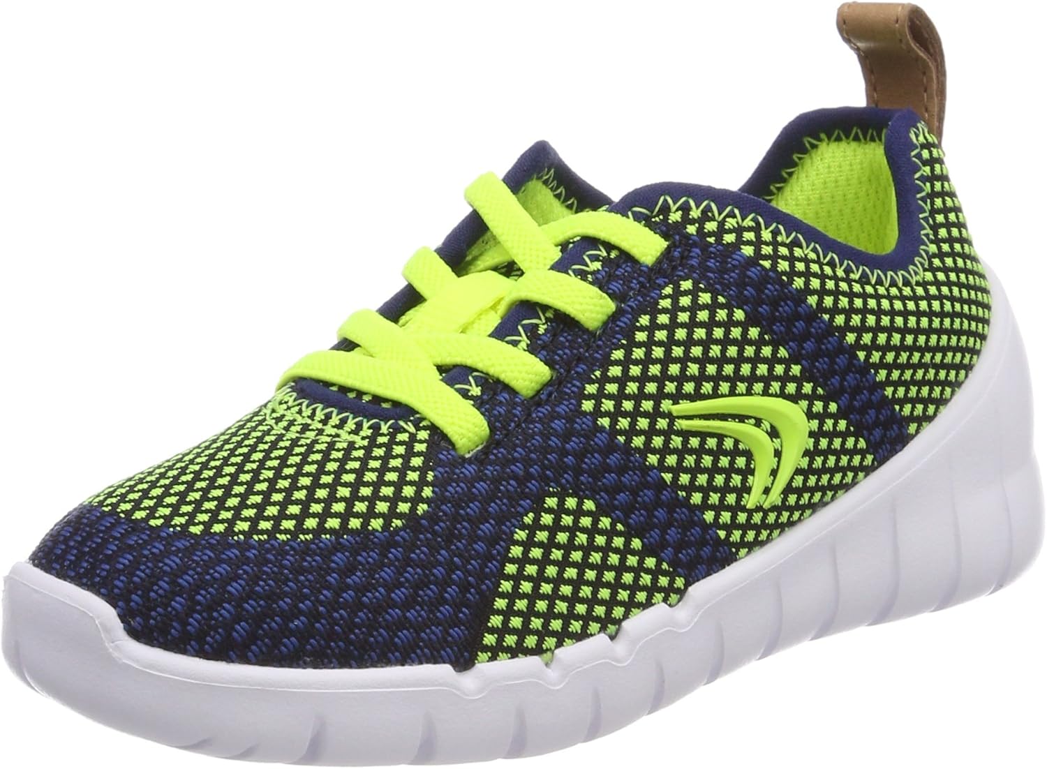 Clarks Unisex Kids' Sprint Flux Trainers, Blue (Navy Combi Navy Combi ...