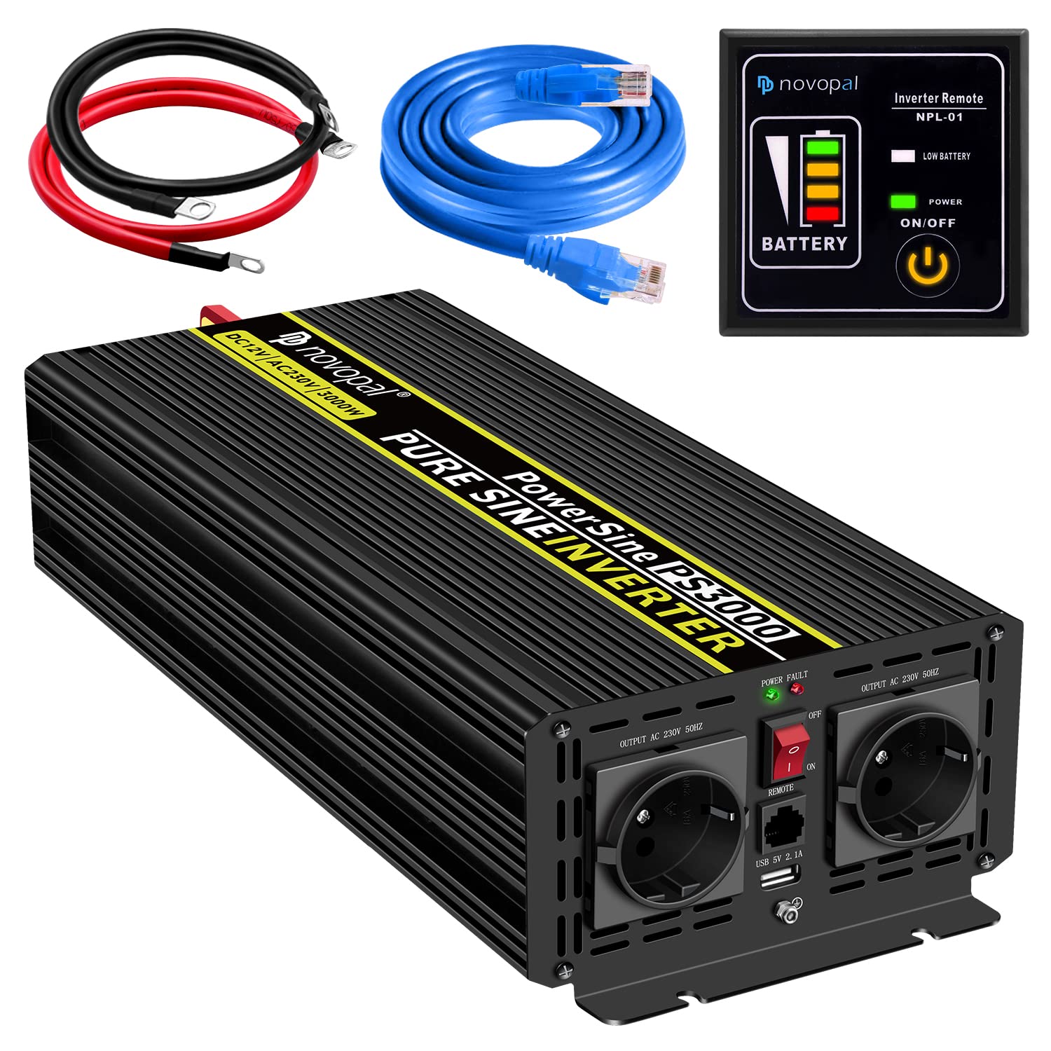 Mua novopal 3000 W Car Pure Sine Wave Voltage Converter - Car Inverter ...