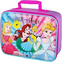 Amazon.com: Disney Princess Lunch Box Ariel Cinderella Aurora Let Your ...