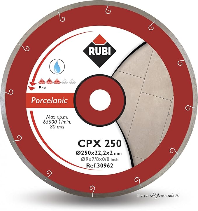 Rubi Diamond Cutting Disc for Tiles, 30962: Amazon.co.uk: DIY & Tools