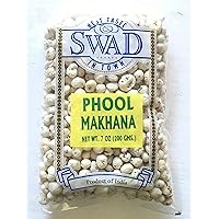 Amazon.com: Swad Phool Makhana - Puffed Lotus Seeds - 200 Grams