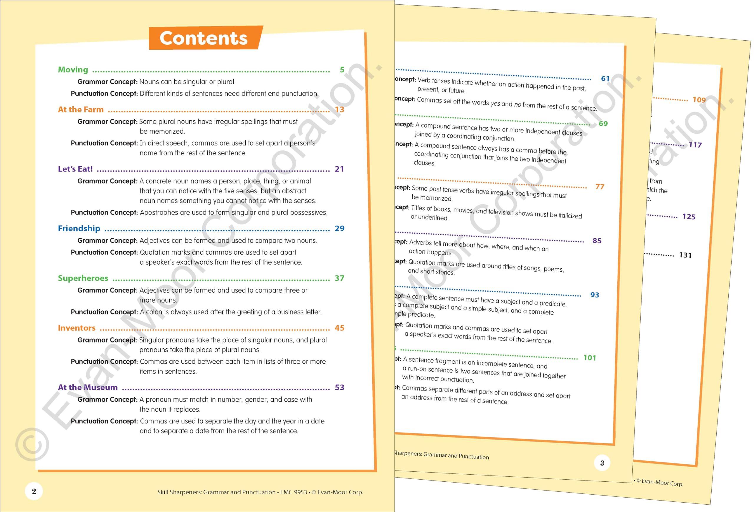 Mua Evan-Moor Skill Sharpeners Grammar and Punctuation Workbook, Grade ...