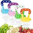 uunida baby Chupon para Fruta y Papilla (Pack de 4) hecho de Silicona ...