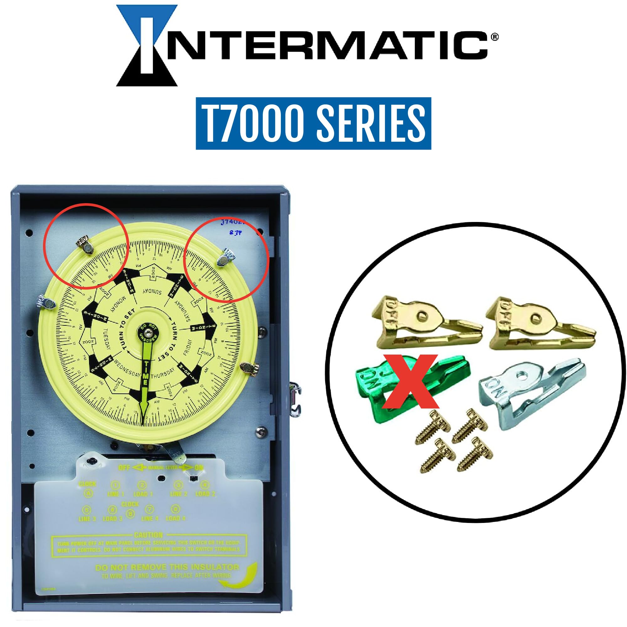 Intermatic 156T1978A Time Switch Tripper Kit - Genuine 2-Pack Trippers ...