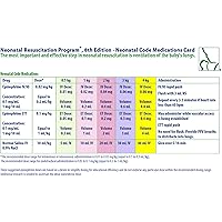 NRP Neonatal Code Medications Card: 9781610025355: Amazon.com: Books