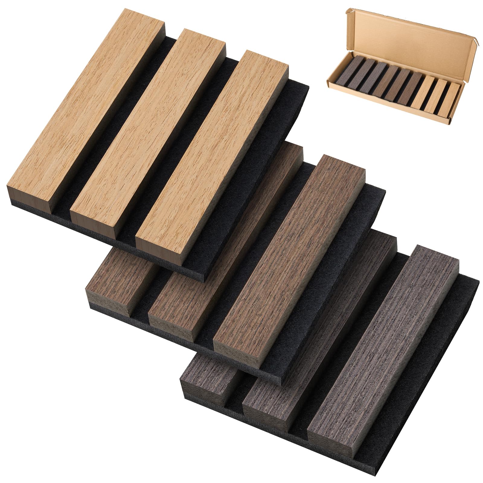 Mua [Sample Pack] Wood Slat Wall Panel Fluted Wall Panels Wood Wall ...
