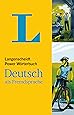 Langenscheidt Power Wörterbuch Deutsch als Fremdsprache: Deutsch-Deutsch Langenscheidt Power ...