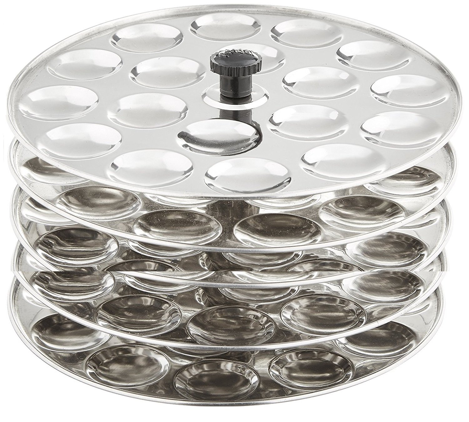 Tabakh 5 Stainless Steel Mini Stand Racks, Makes 90 Idlys for sale ...