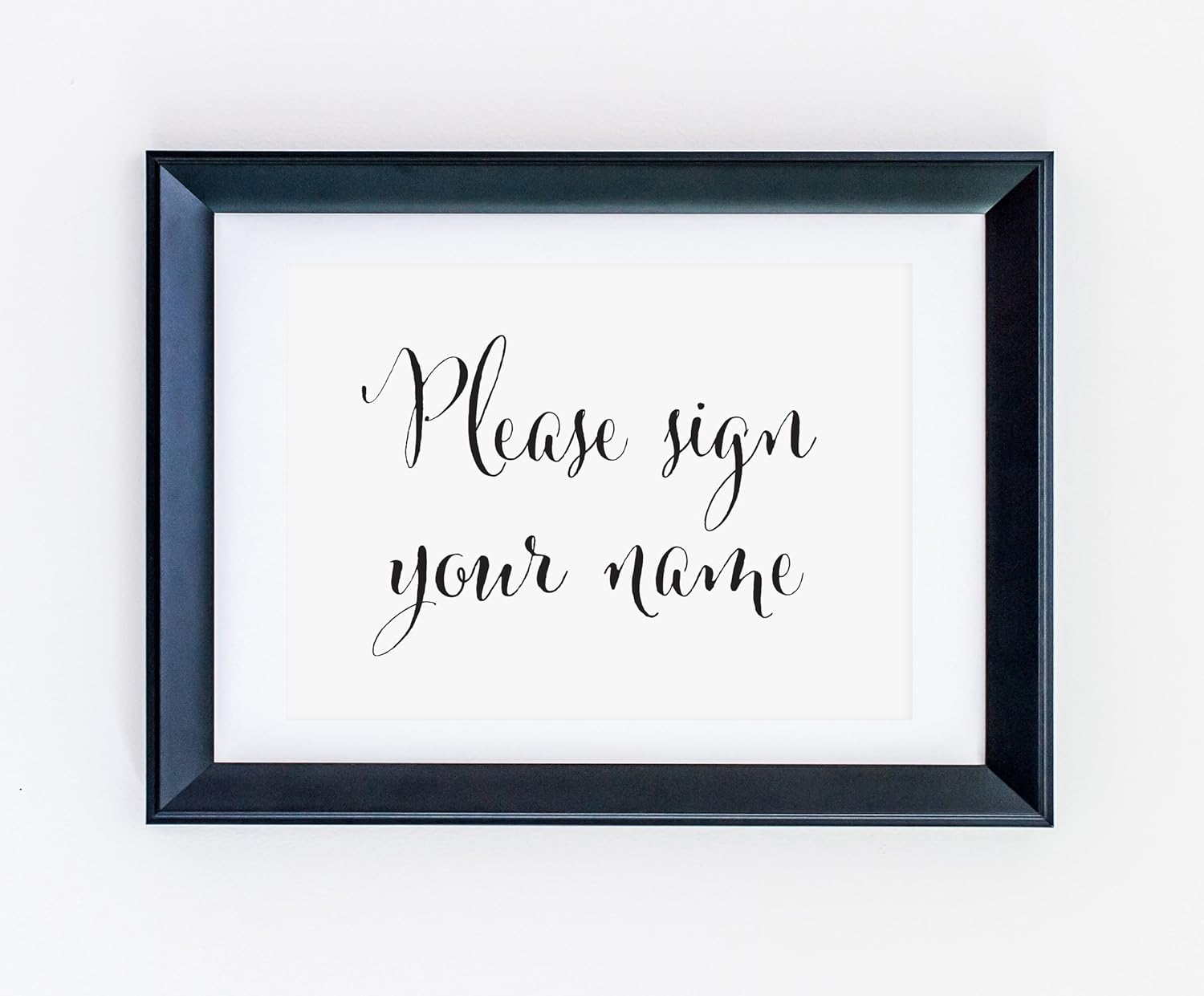 Amazon.com: Please Sign Your Name Wedding Sign, Please Sign our ...