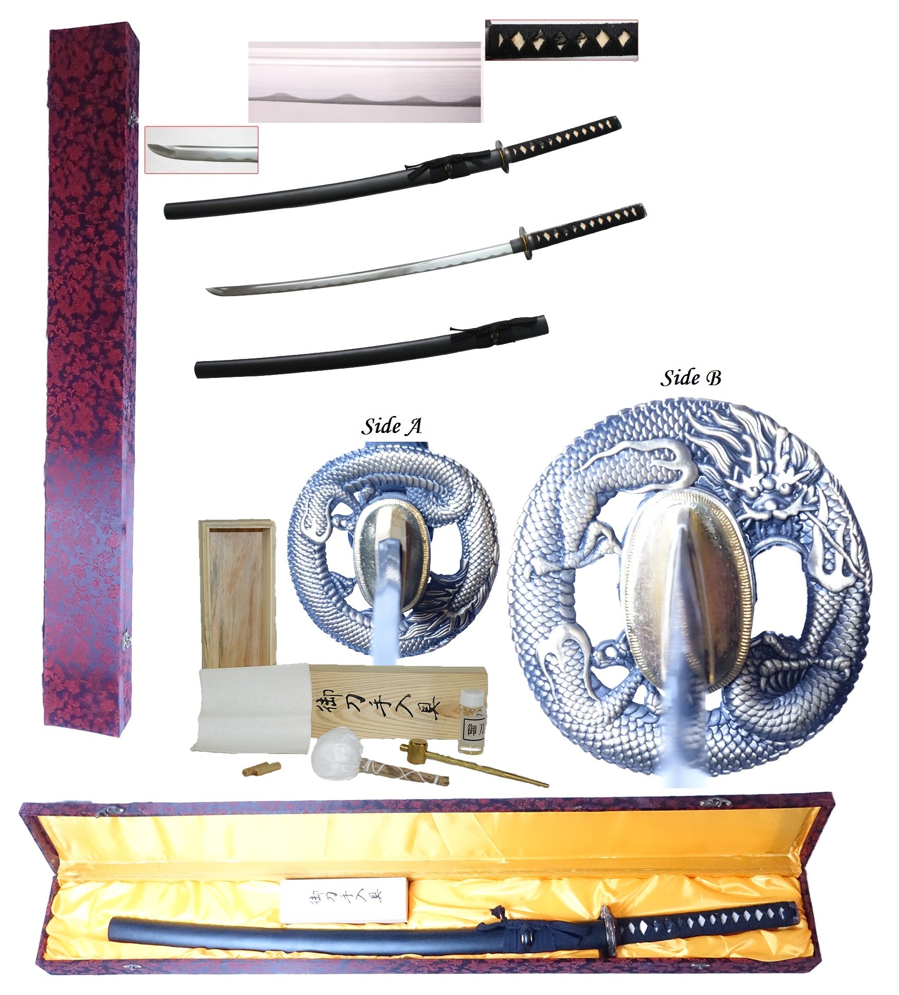 New 41 5 Japanese Fighting Samurai Warrior War Lord Double | Desertcart ...