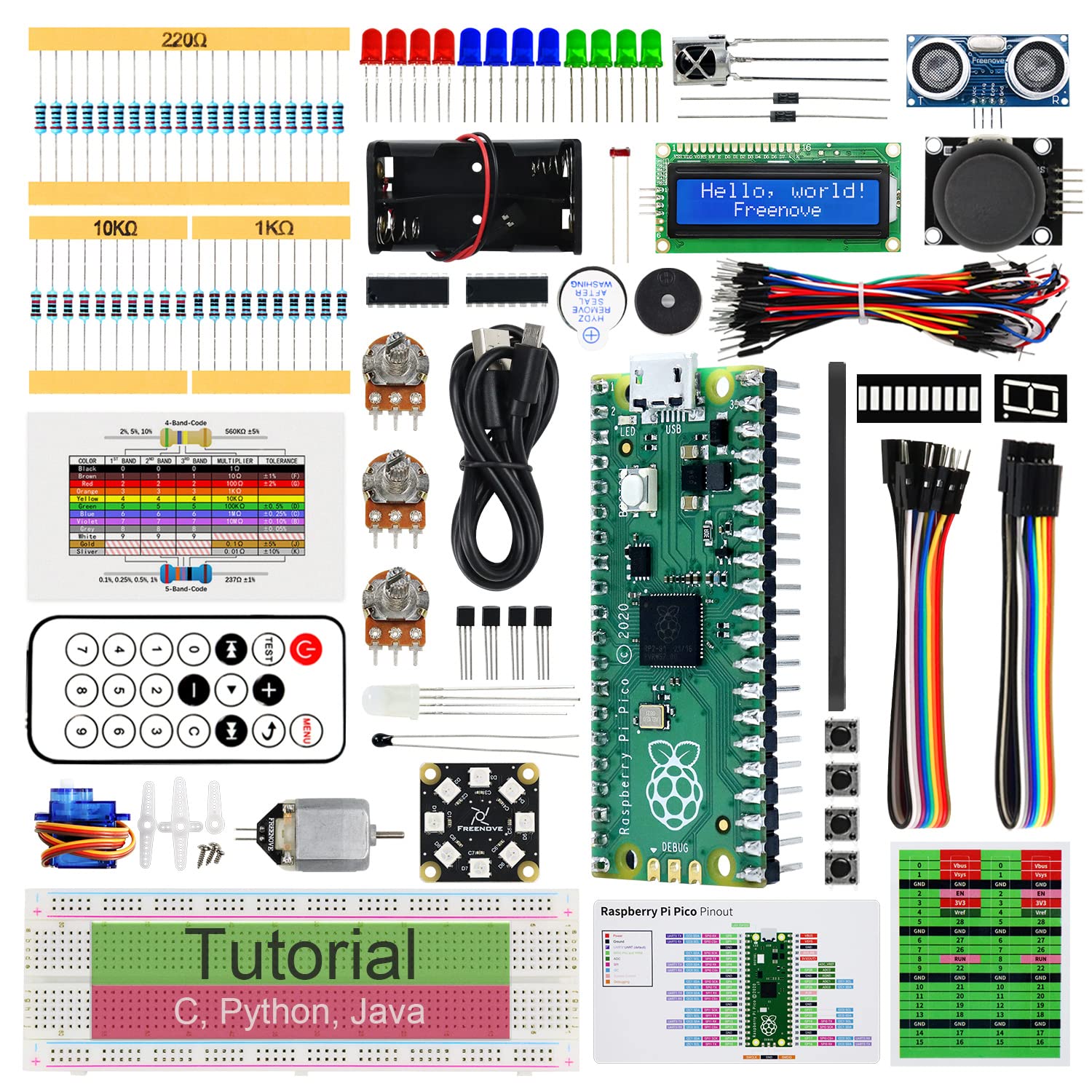 Mua Freenove Super Starter Kit for Raspberry Pi Pico (Included ...