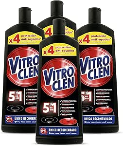 Vitroclen Limpiador Vitrocerámica en Crema - Megapack 4 x 450 ml ...
