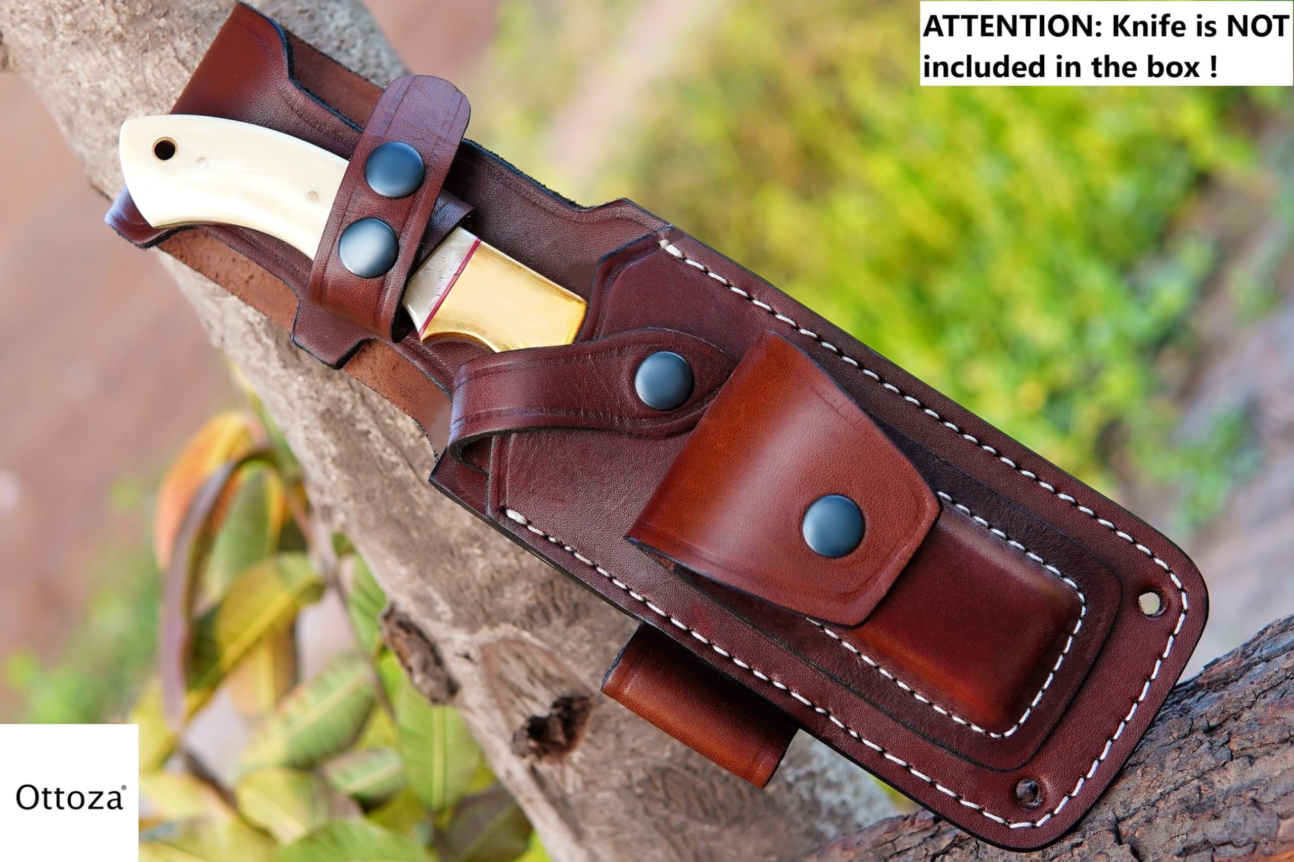 Ottoza TOP GRAIN Leather Knife Sheaths For Fixed Blade Knives, Leather Knife Sheath For Belt ...