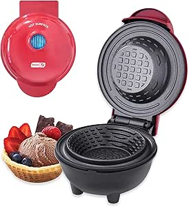 Amazon.com: Dash Mini Waffle Bowl Maker for Breakfast, Burrito Bowls ...