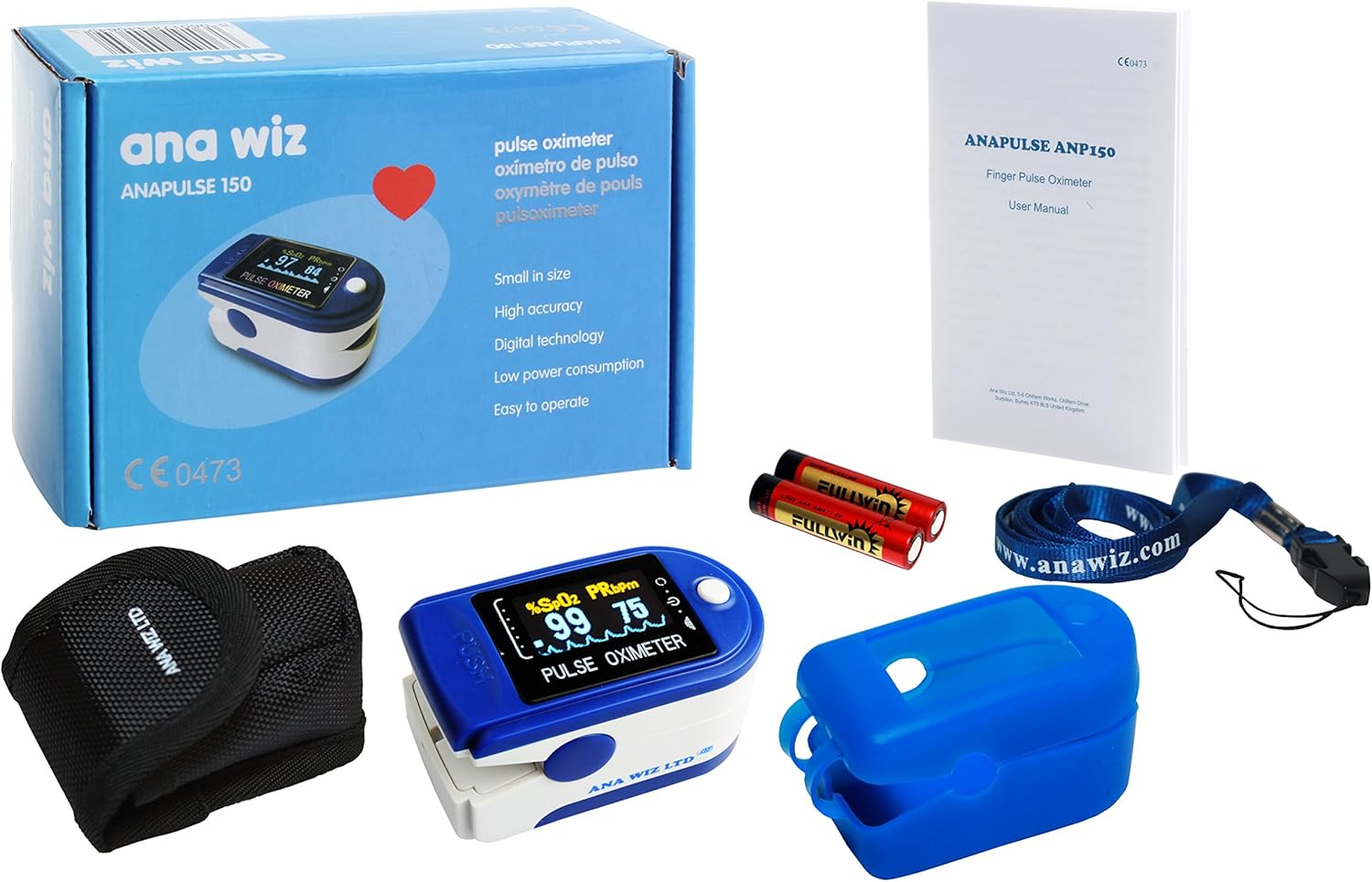 Finger Pulse Oximeter with Sp02 Plesmograph Waveform – BigaMart