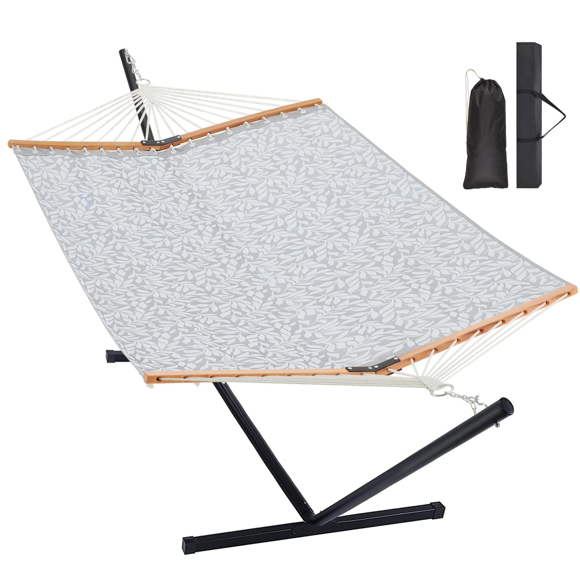 Homgava Two Person Hammock with Stand Heavy Duty, Outdoor Patio Hammock ...