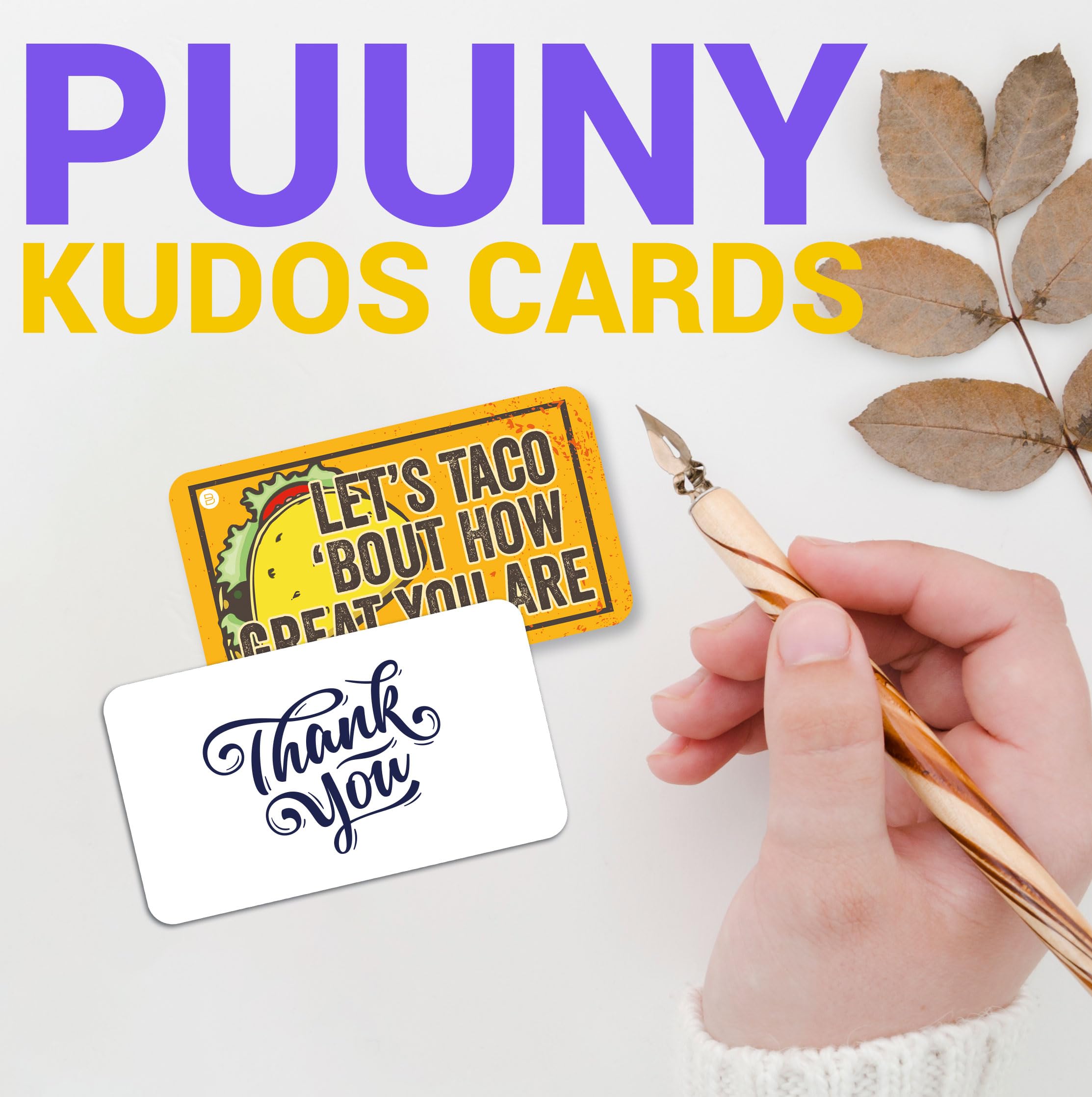 Mua 70 Kudos Punny Cards – Funny Pun Humor Thank You Appreciation ...