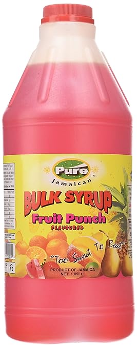 Pure Bulk Fruit Punch Syrup 1.89 Litre (Pack of 4): Amazon.co.uk: Grocery