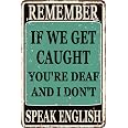 Amazon.com: Tommery Vintage Decor Metal Sign Man Cave Garage Decor ...
