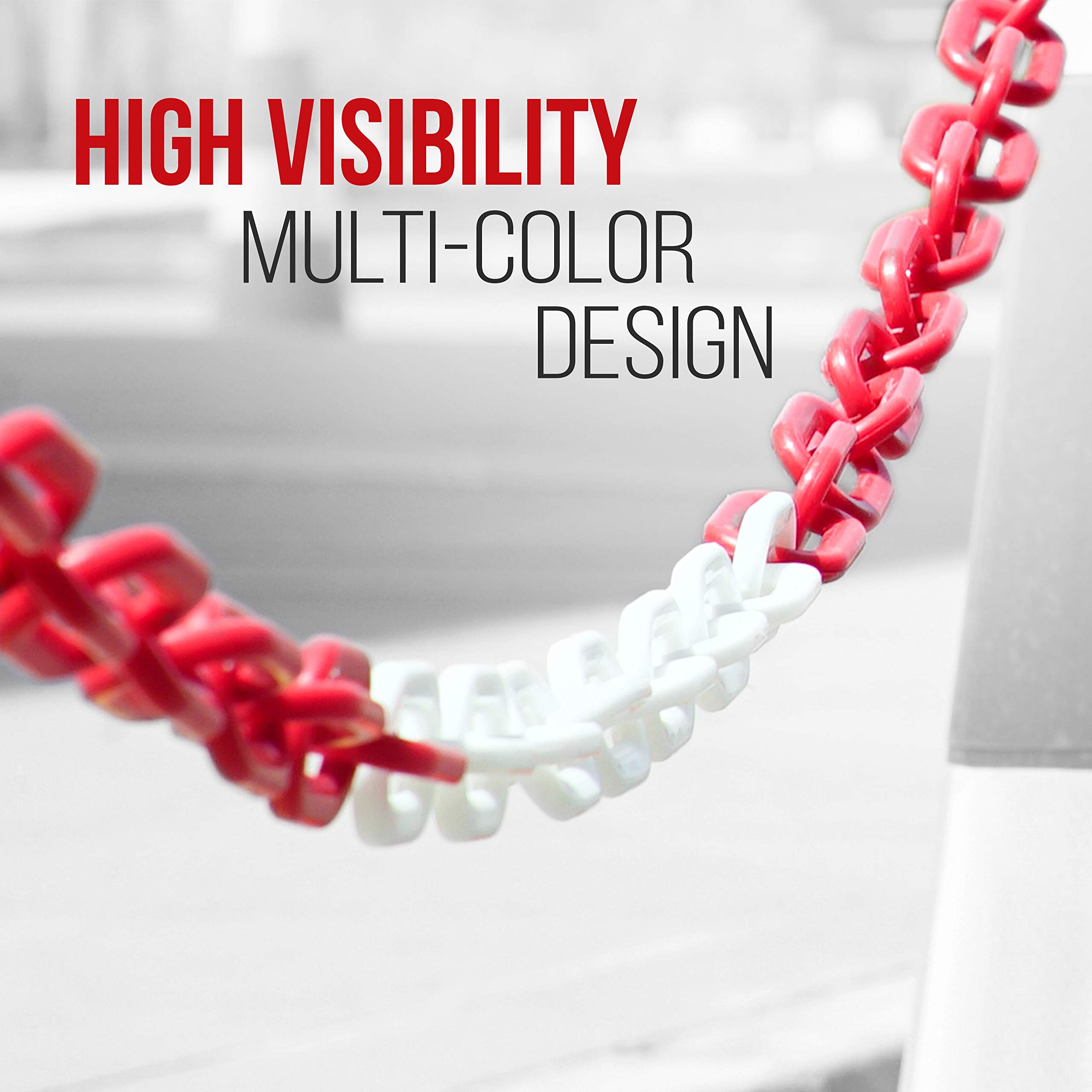 Mua Pyle Safety Chain Barrier Plastic Links - 82' Ft Caution Security ...