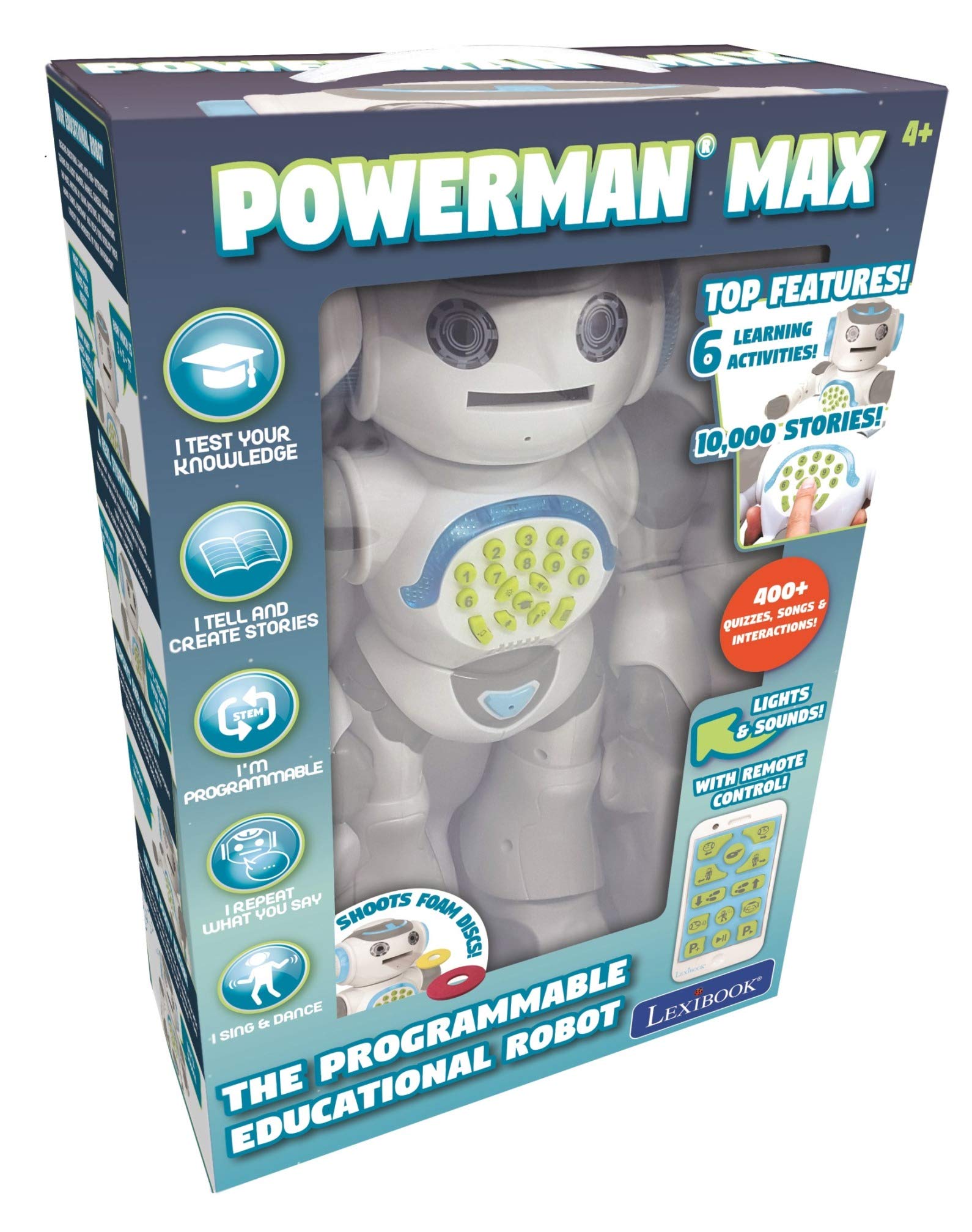 Mua LEXiBOOK Powerman Max - Remote Control Walking Talking Toy Robot ...