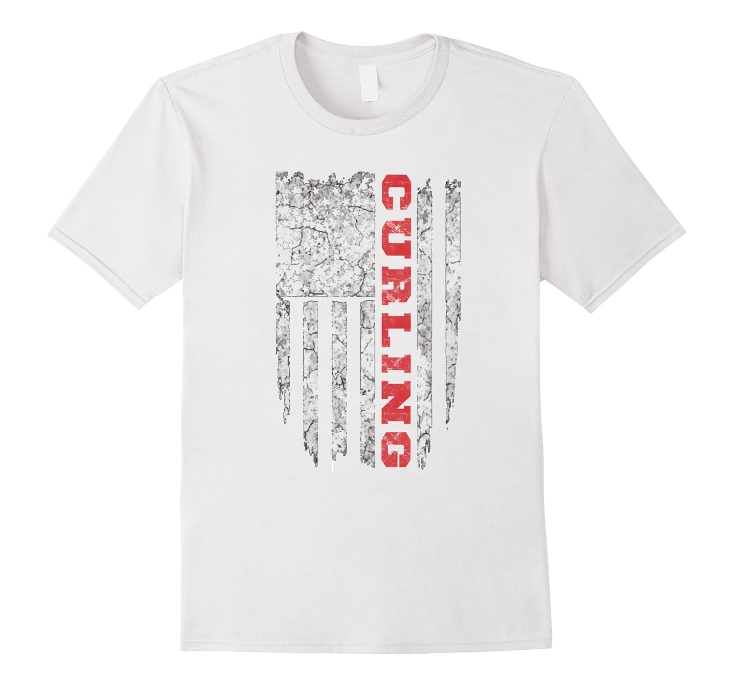 American Sport Curling T-Shirt USA Curling Tee Shirts-CL – Colamaga