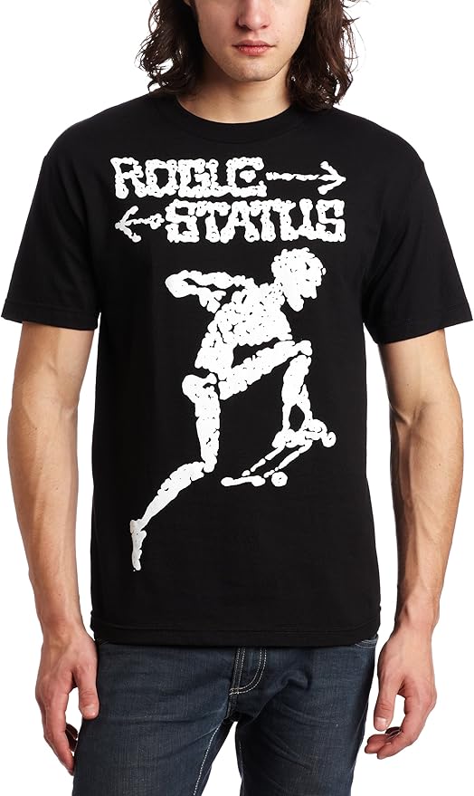 Amazon.com: Rogue Status Men's Future Primative T-Shirt, Black/White, X ...