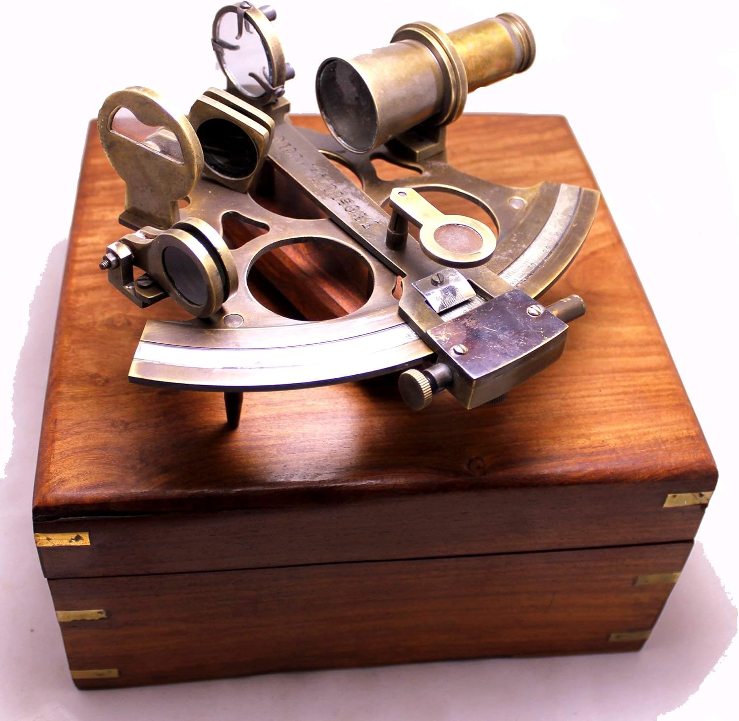 Amazon.com: Bronze Sextant 8" Solid Brass Nautical Decorative Gift Real ...
