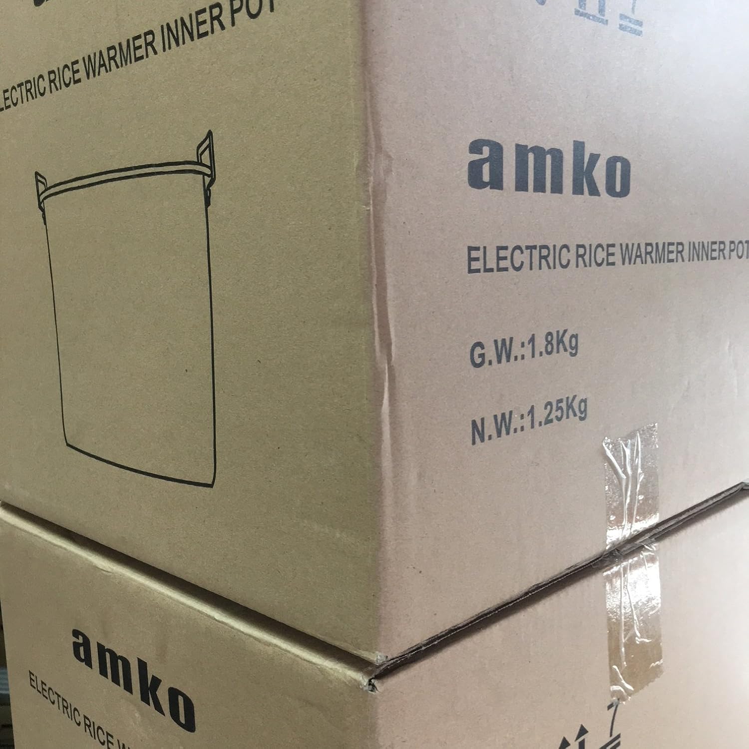 Rice Cookers Amko 50 Cup Rice Warmer Inner Pot RWIP-50 Home