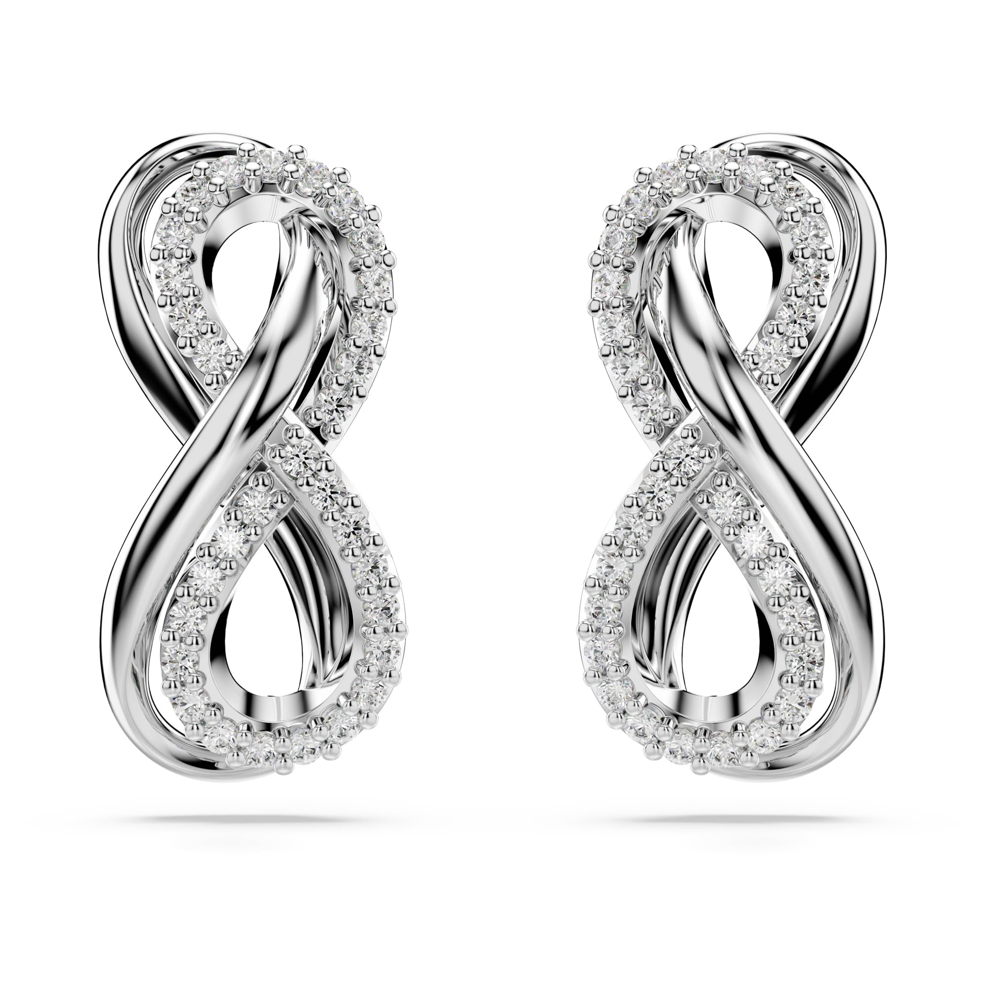 Mua Swarovski Hyperbola Stud Earrings, Infinity Symbol Motif with Clear ...