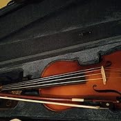 Amazon.com: Mendini 12-Inch MA250 Natural Varnish Solid Wood Viola with ...