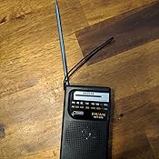 Amazon.com: Portable Pocket Transistor Radio Battery Operated AM/FM ...