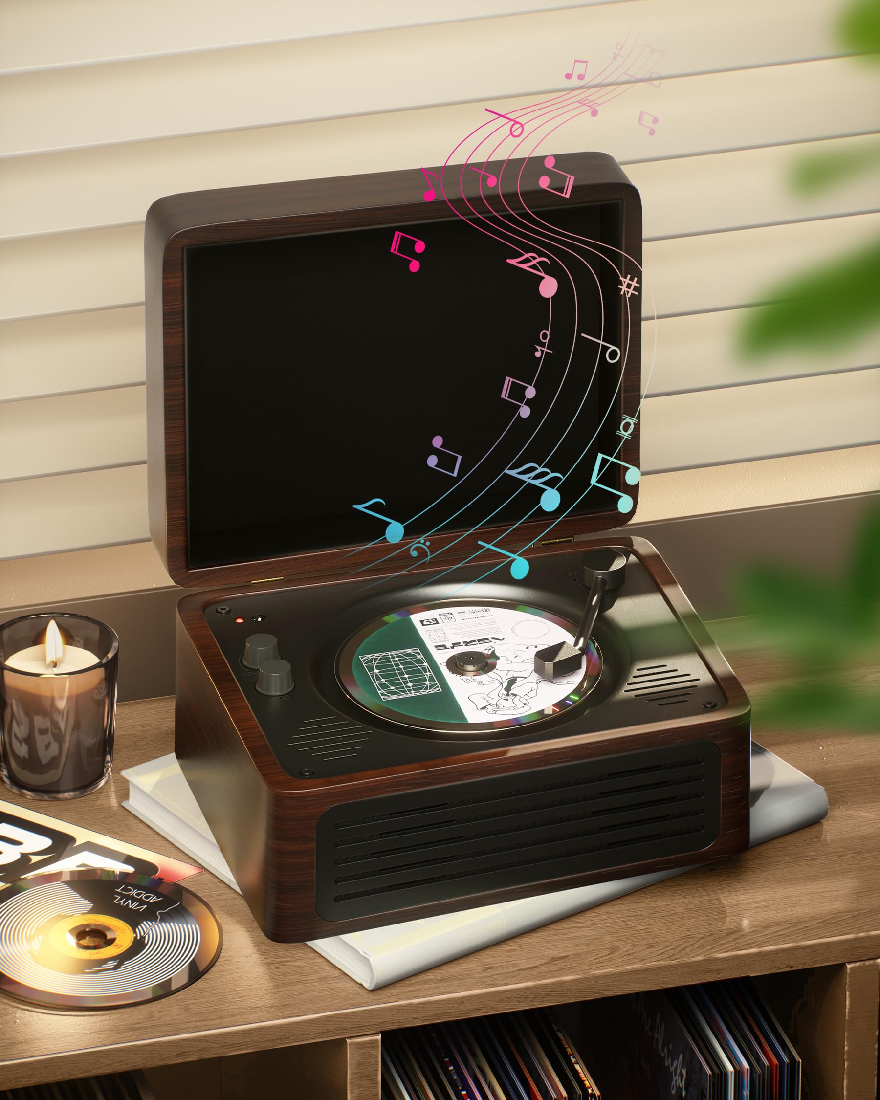 Mua Hoshikou Denpa Retro CD Player, Built-in Speaker, Portable CD ...