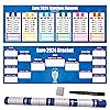 Generic Euro 2024 Wall Chart Soccer Extra large (110X80) CM Rolled ...