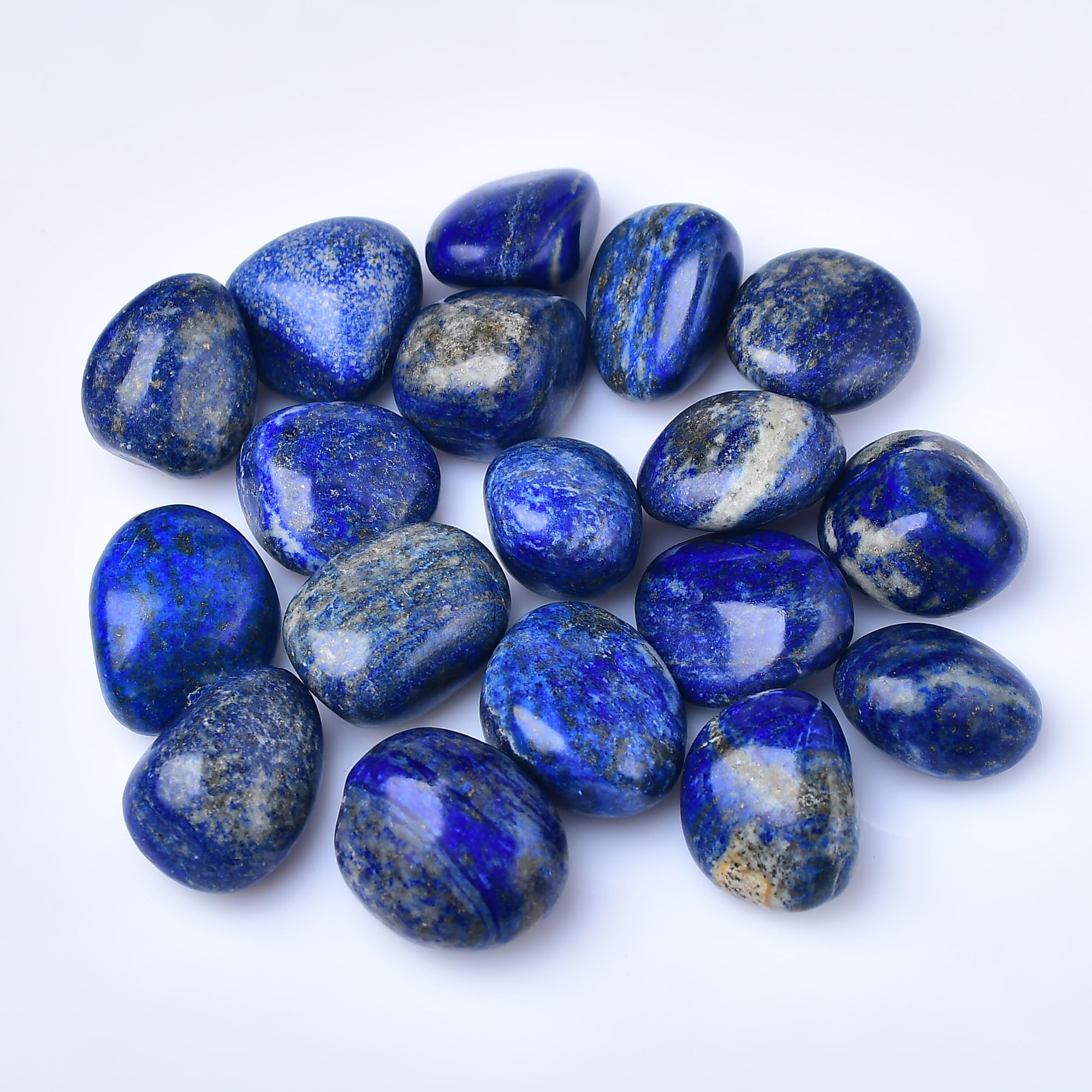 Mua WUYOUSHI 1/2 lb Lapis Lazuli Tumbled Stones Bulk 1-2inch Healing Crystal Rough Gemstone ...
