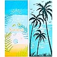Amazon.com: 2 Pack Microfiber Beach Towel, Oversized Microfiber Pool ...
