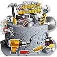 Amazon.com: JUYRLE Tools Cake Topper- Constructions Cake Decorations ...