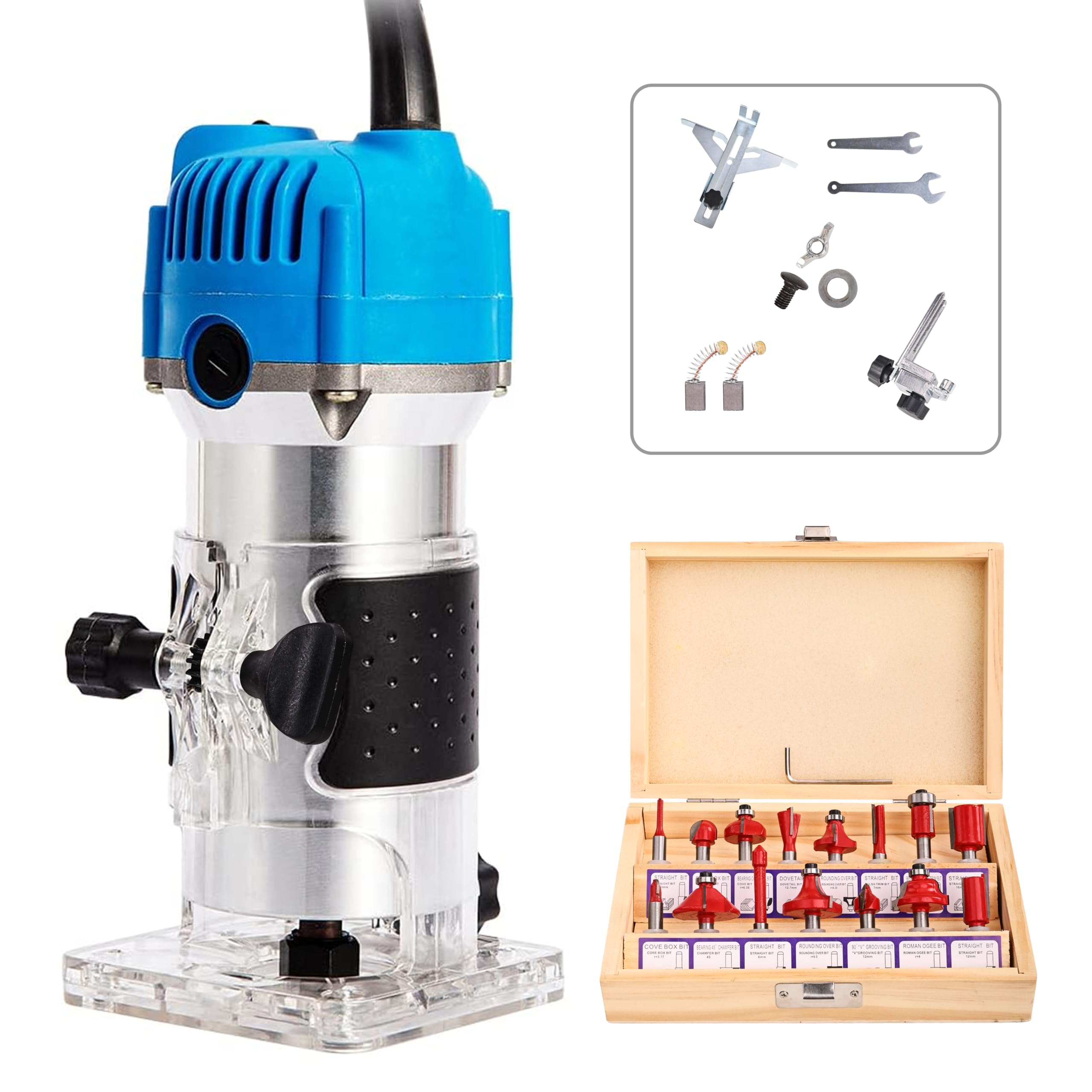 Mua ENTROY Wood Router,110V 800W Compact Wood Palm Router,Router Tool ...