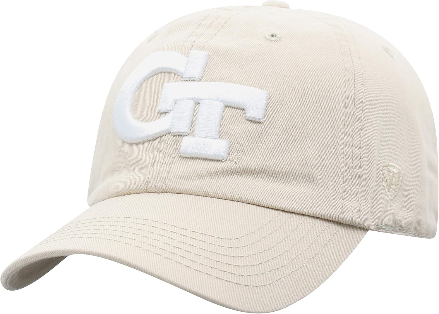 NCAA Georgia Tech Relaxed Fit Adjustable Hat, Vegas Gold, Adjustable ...
