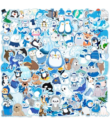 Arctic Sea Animals Stickers Arctic Animal Stickers For Sale
