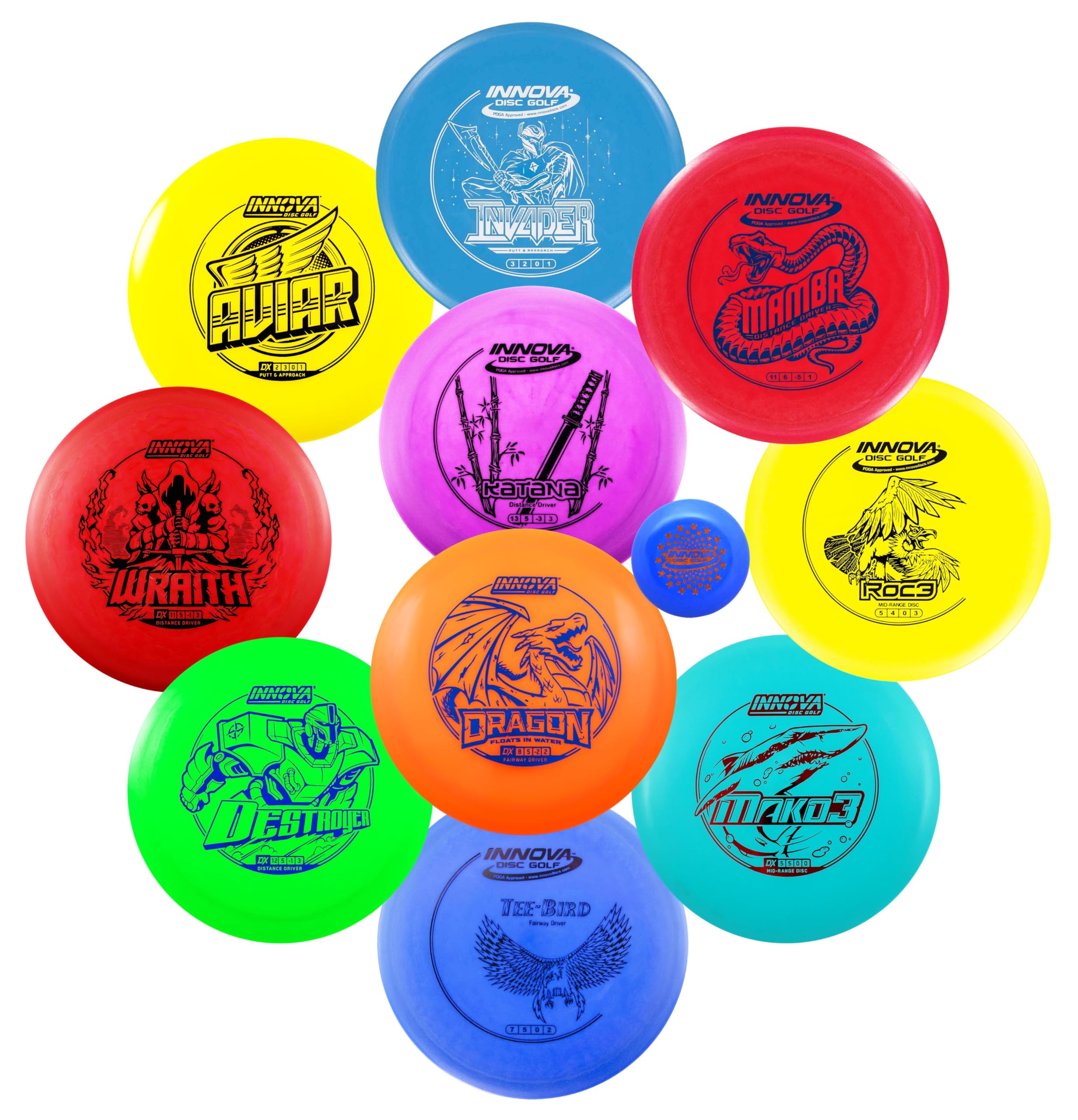 Mua Disc Golf Set 10 Pack – Disc Golf Starter Set for Beginners with ...